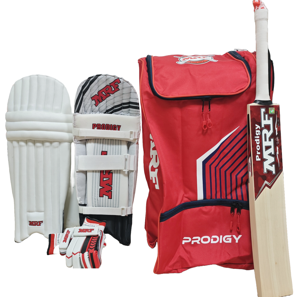 MRF Prodigy Junior Cricket Kit Set – 6 Piece – akscricket.com.au