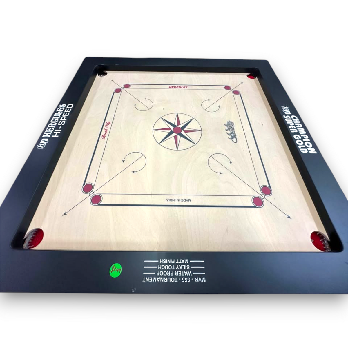 Hercules Champion Super Gold Carrom Board – AKS CRICKET